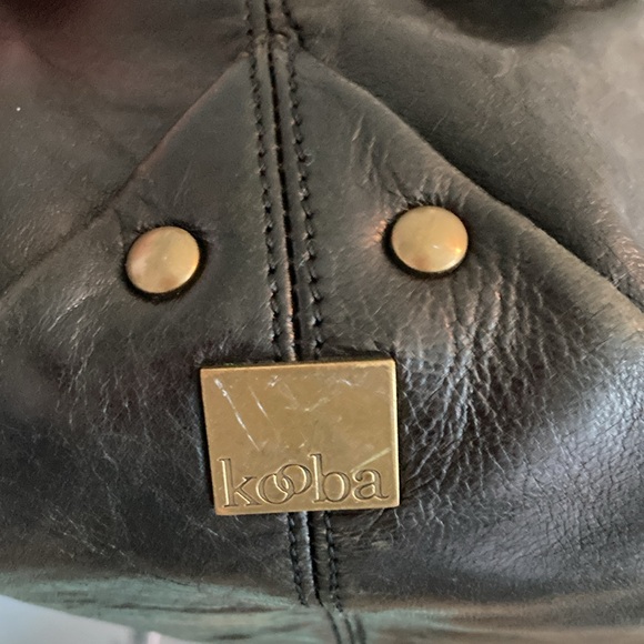Kooba | Bags | Kooba Black Leather Euc Wdust Bag | Poshmark